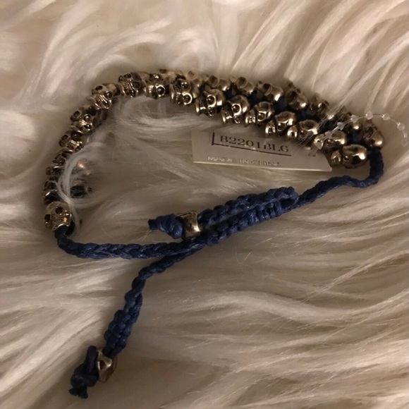 Fresh Crystal Collection | Jewelry | Skulls Adjustable Rope Bracelet ...